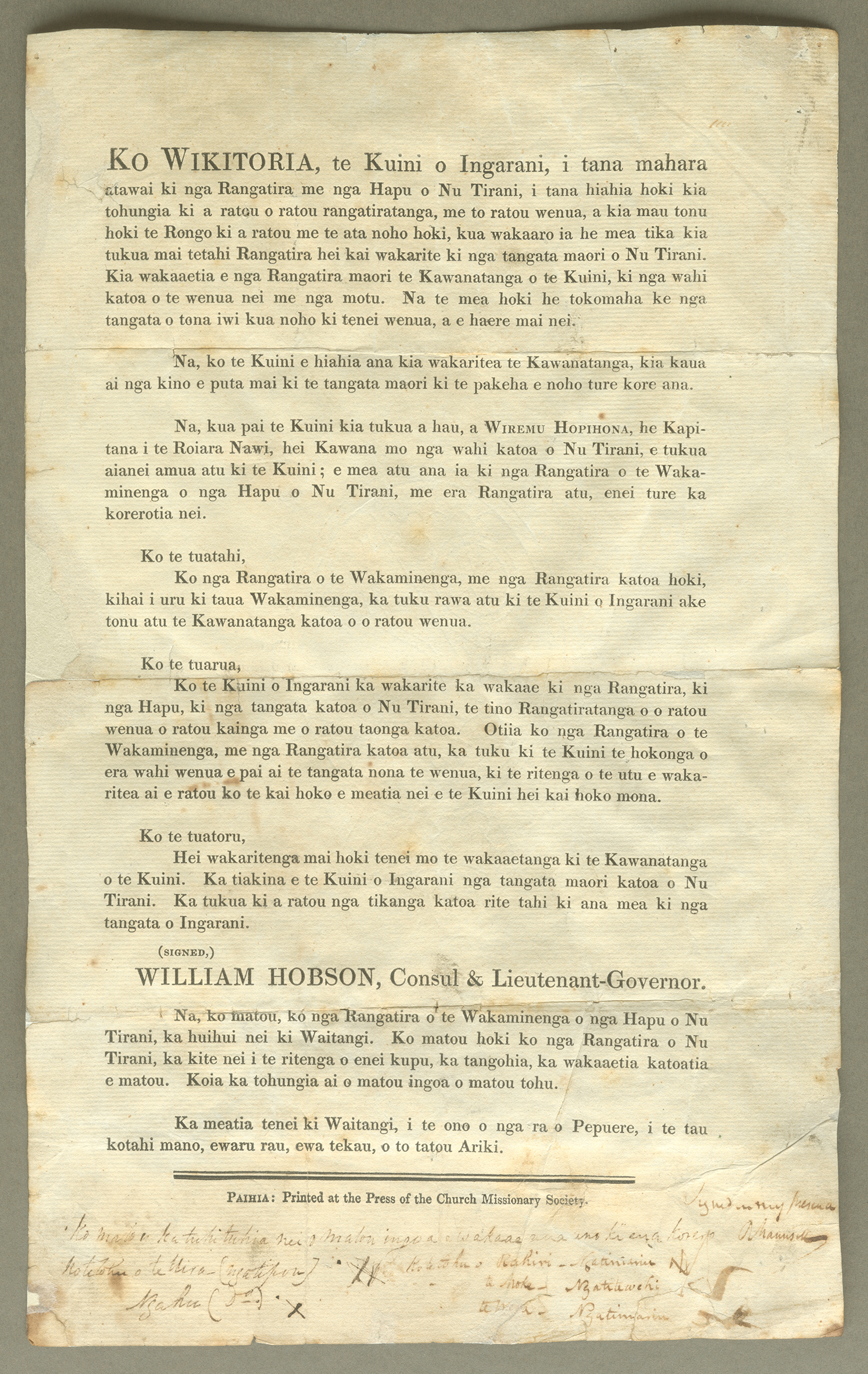 Published article on reconciling the Māori and English language texts ...